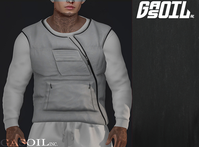 Second Life Marketplace - [GL - inc.] - Simon Vest Black
